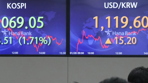 원/달러 환율 15원 급등한 1,119원 마감…"FOMC 결과 실망감"