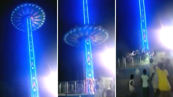 [World Now] A ride that I thought would stop falling... fell from a ...