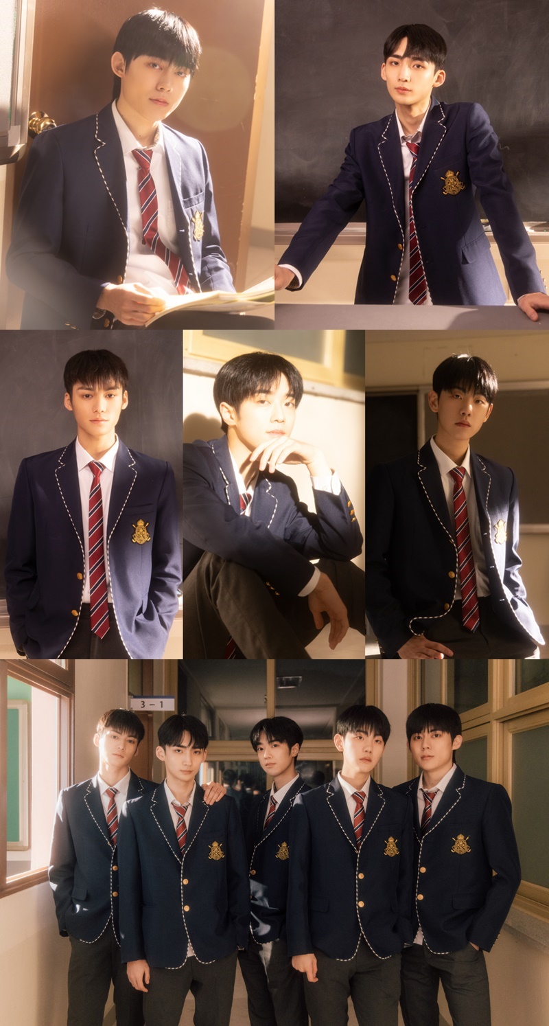 'TRCNG 출신 포함' BXB, 교복 버전 첫 번째 콘셉트 포토 공개