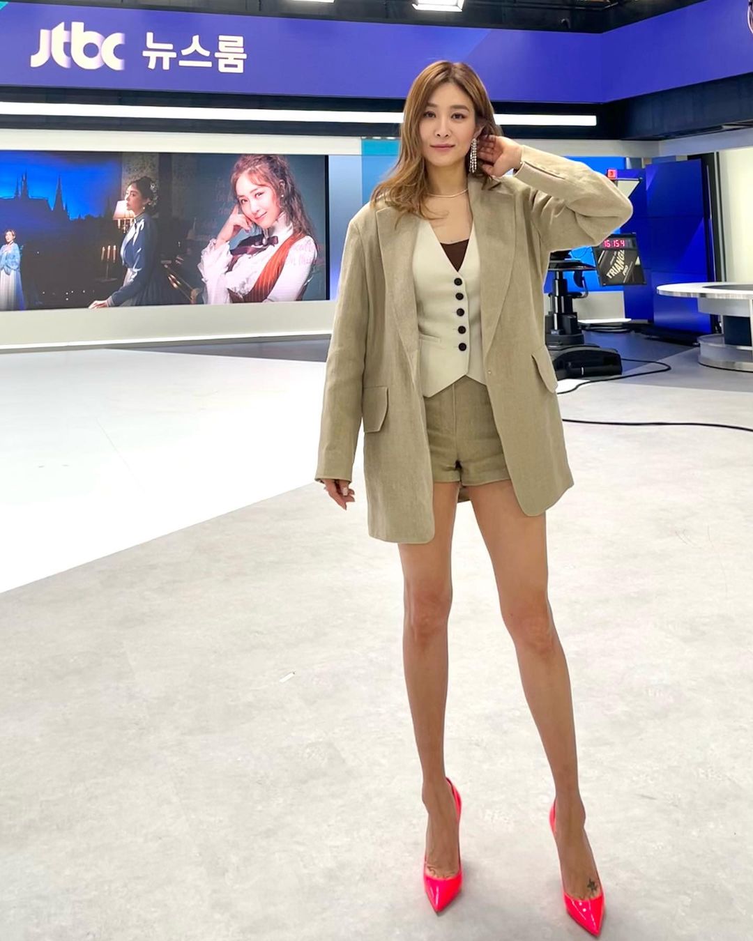 옥주현, 173cm의 위엄...CG 같은 완벽 각선미