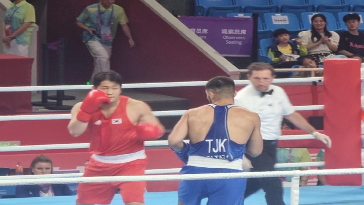 [아시안게임] 남자복싱, 9년 만의 메달‥92kg급 정재민 동메달