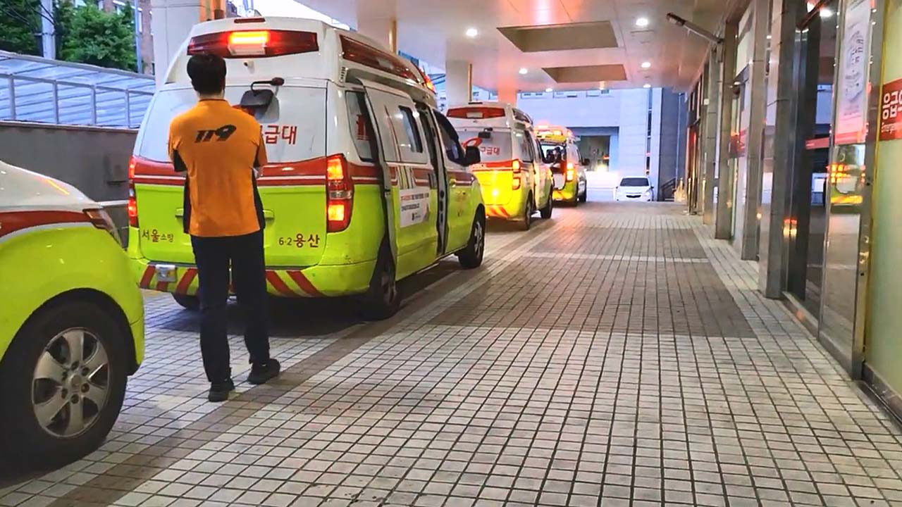 M피소드 서울은요 출동할 구급차가 부족해서 구급차를 돌려막기하는 도시입니다