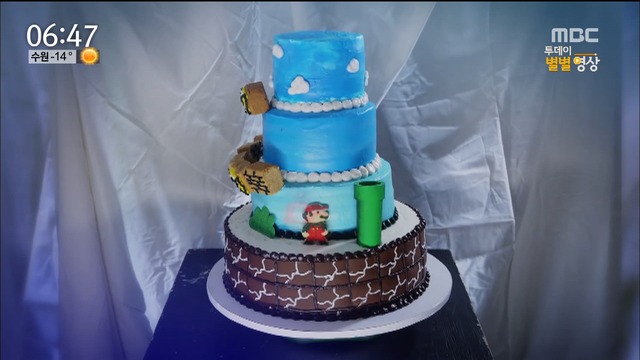 [별별영상] "살아있네" 신기한 슈퍼마리오 케이크