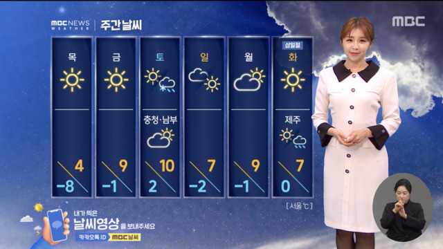 [날씨] The snow will stop tomorrow morning... The cold peak on the way to ...